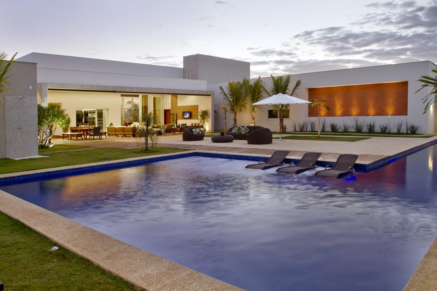 Casa Da Piscina Galeria Da Arquitetura Casa Da Piscina Galeria Da Arquitetura