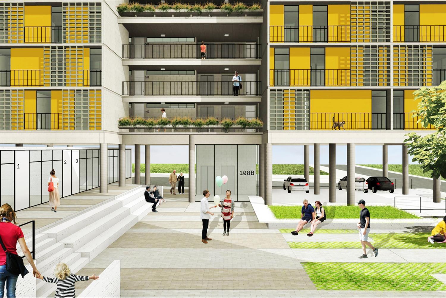 Edifícios, Habitação de interesse social, Habitação